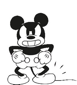 Mickey Mouse Angry Mickey Mouse Sticker - Mickey Mouse Angry Mickey ...