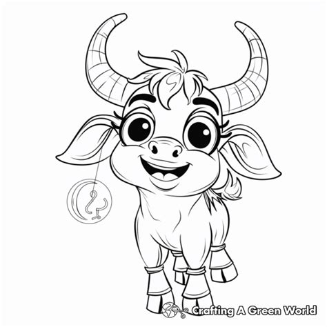 Image result for Taurus Coloring Pages