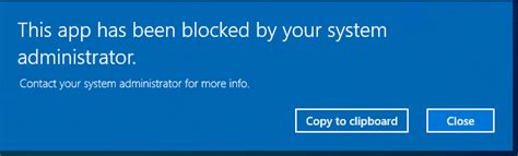 Image result for AppLocker Blocked Message