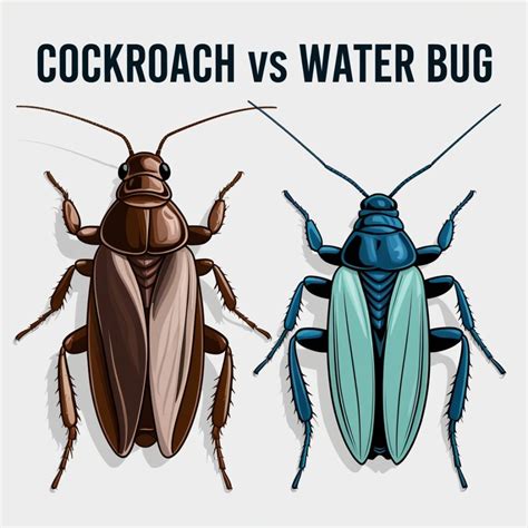 Image result for Water Bug vs Cockroach