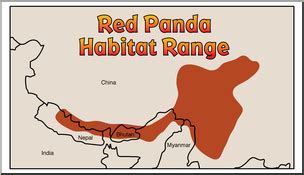 Image result for Red Panda Map