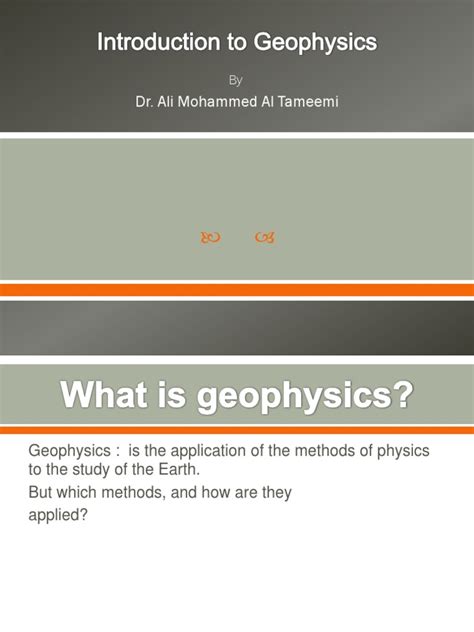 Image result for Basic Term in Geophysics
