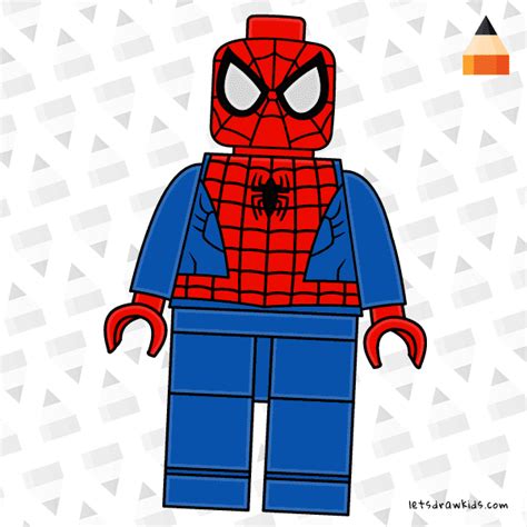 Image result for Spider-Man LEGO Step by Step Drawing
