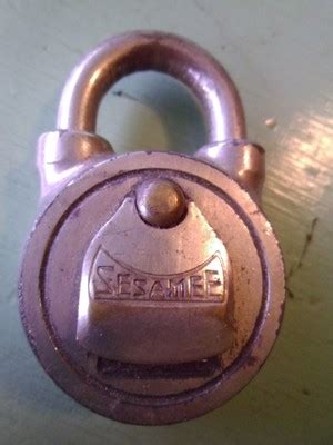 Image result for How to Open a Sesamee Combination Lock