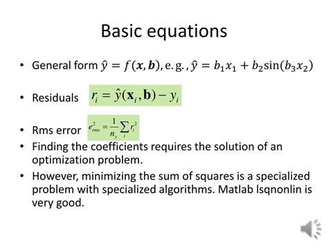 Image result for Nonlinear Regression Equation