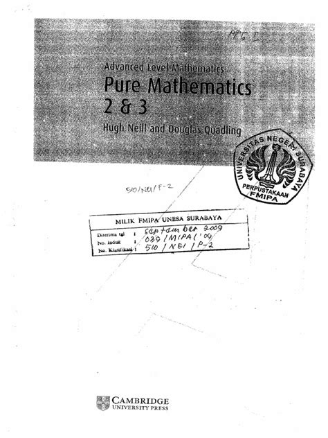 Image result for Advanced Level Mathematics PDF