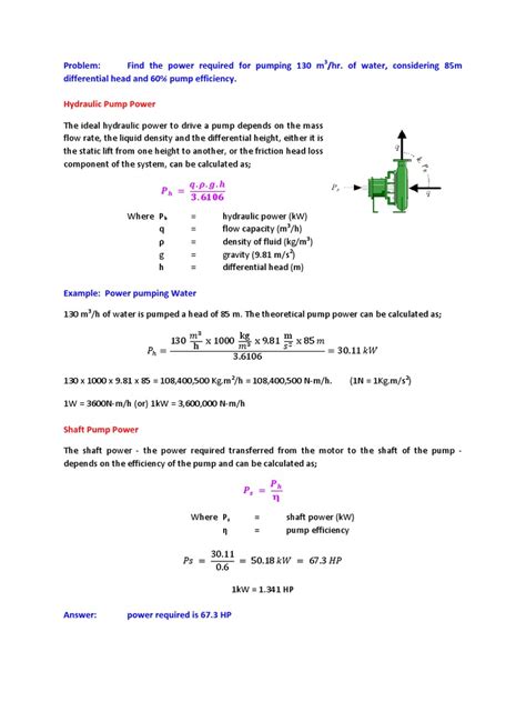 Image result for Hydrant Pump Calculation