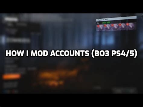 Image result for How to Mod Bo3 Account