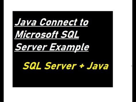 Image result for Java SqlConnection