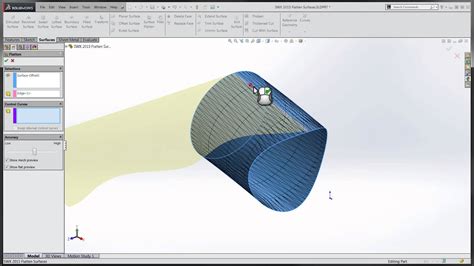 Image result for SolidWorks Pattern On Curved Surface