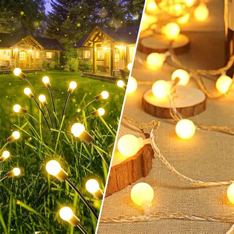 Image result for Outdoor Solar String Lights Amazon