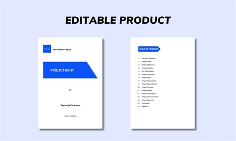 Image result for Project Brief Layout