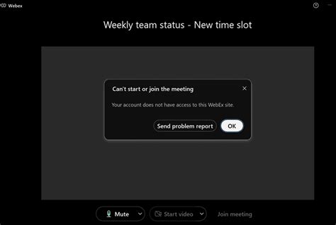 Image result for WebEx Error