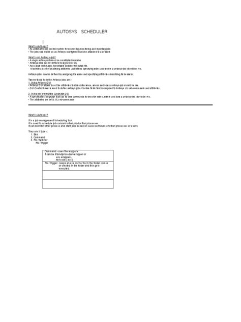 Image result for Informatica Scheduler AutoSys