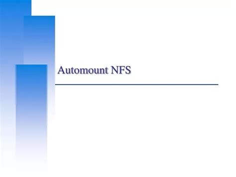 Image result for Automount NFS