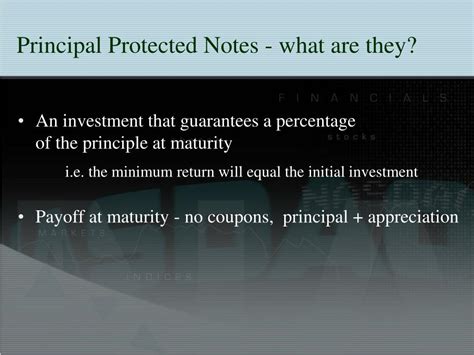 Image result for Principal Protected Notes