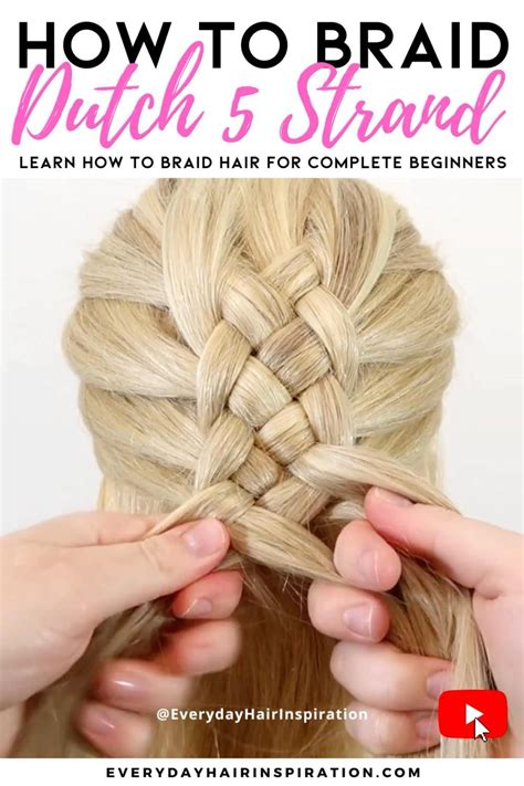 Image result for 5 Strand Braid Tutorial