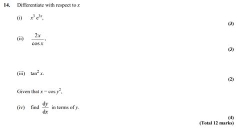 Image result for Differentiation Quotient Rule a Level Math