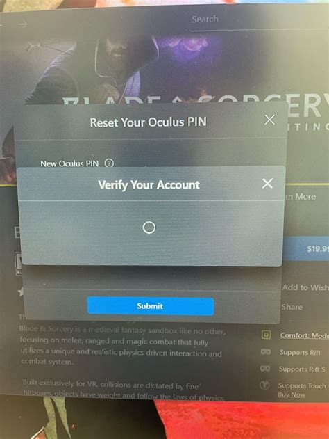 Image result for Oculus Pin Code