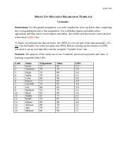 Image result for Multiple Regression Write Up