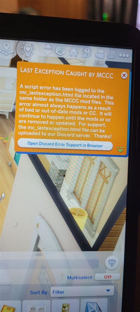 Image result for MCCC Not Working After Latest Sims 4 Update