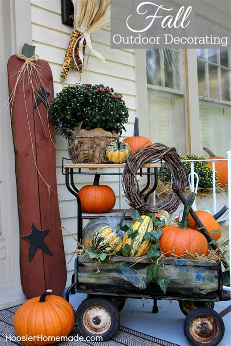 Image result for Fall Decorating Outside