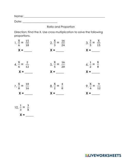 Image result for Ratio and Proportion Worksheet.pdf