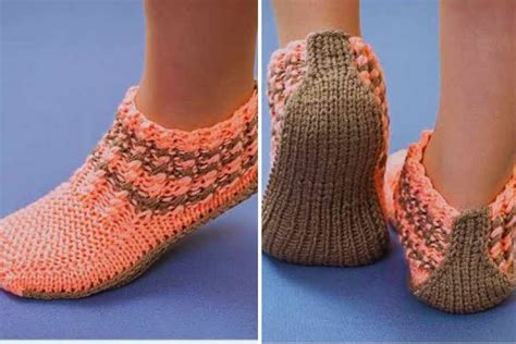 Image result for Knitting Slippers Tutorial