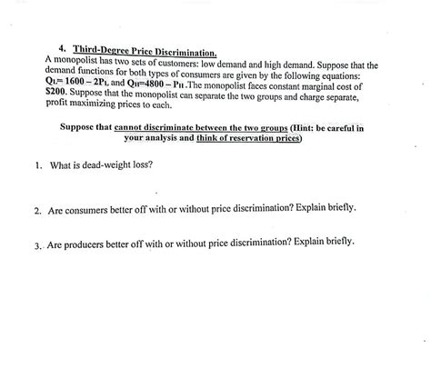 Image result for 3rd Degree Price Discrimination Examples