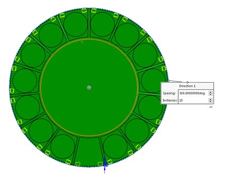 Image result for Circular Pattern SolidWorks