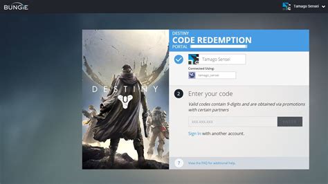 Image result for Bungie Code Redemption Destiny 2