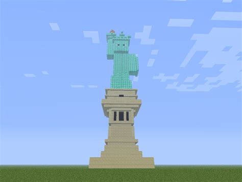 Image result for Mini Statue of Liberty Minecraft Tutorial