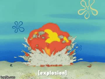 Image result for Explosion Meme Spongebob