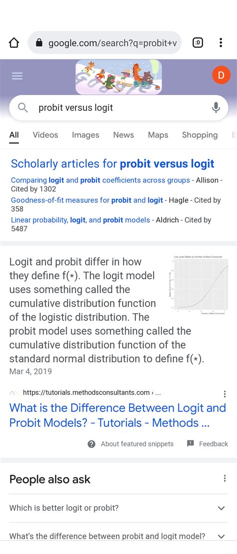 Image result for Difference Between Probit and Logit