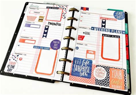 Image result for Planner Page Layout