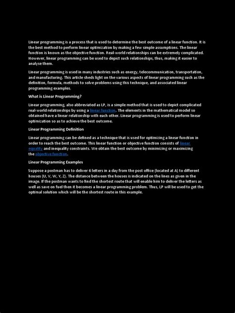 Image result for Linear Programming Cover Page