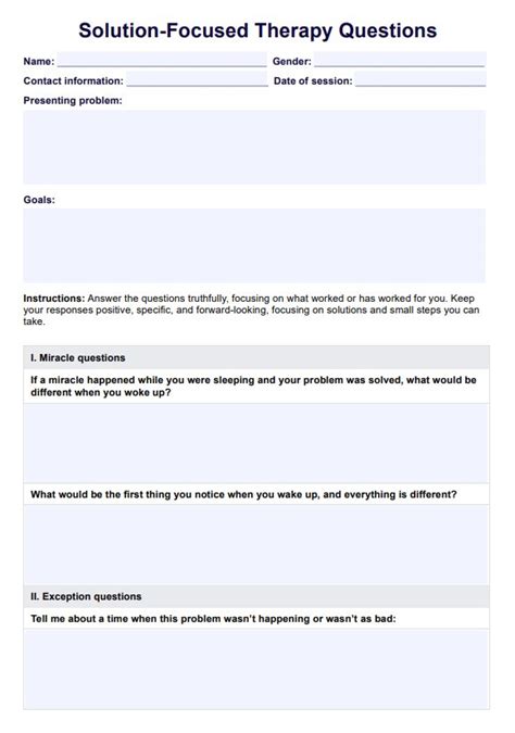 Image result for Solution-Focused Therapy Example