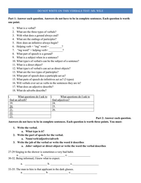 Image result for Verbal Practice Test