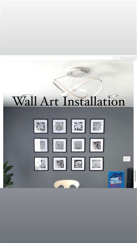 Image result for Picture Frame Installation Design