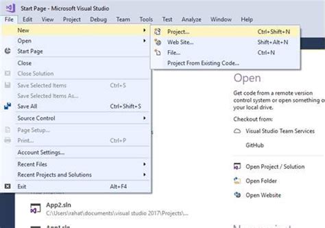Image result for Visual Studio Projects App