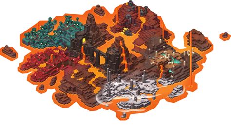 Image result for Minecraft Dungeons Nether Map