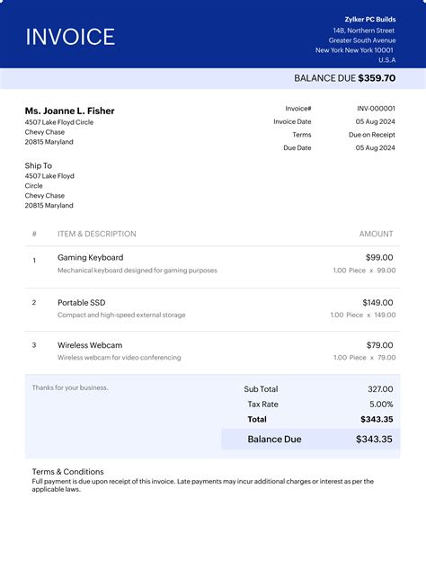 Image result for Invoice Template Free Word Doc