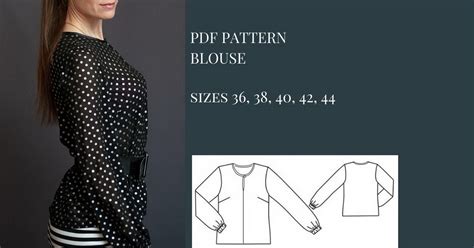 Image result for Blouse On Pattern Layout