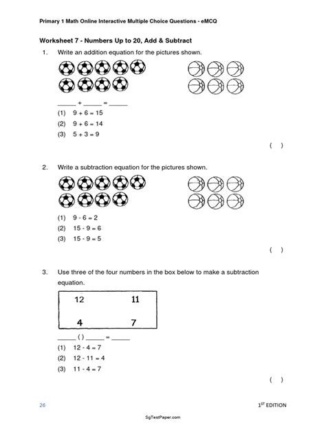 Image result for Primary School Math Questions