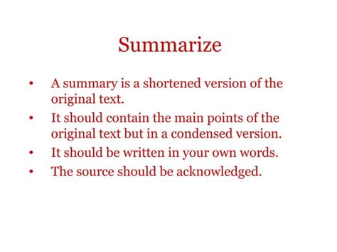 Image result for Synthesizing vs Summarizing