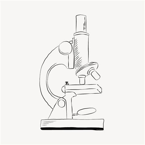 Image result for Microscope Line Art