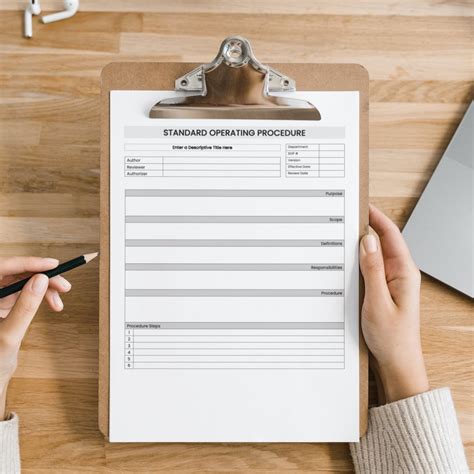 Image result for Standard Operating Procedure Form