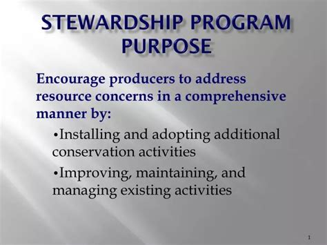 Image result for Stewardship Program