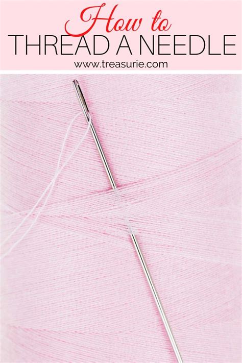 Image result for How to Thread Needle with 1 Strand
