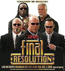 Image result for Final Resolution (January 2008) TNA Final Resolution 2008 Highlights